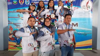Laga Terakhir, Atlet Selam Kolam Kabupaten Bekasi Raih 3 Emas di Porprov Jabar – matafakta.com