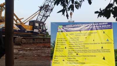Baru 20 Persen, Proyek Jembatan Muara Gembong PT. GMP Terancam ...
