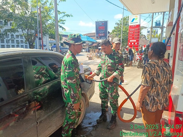 TNI Bantu Operasikan SPBU di Sibolga dan Tapteng – matafakta.com